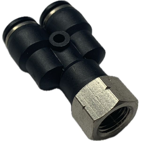 PY 1/4 to 1/8 NPT Y Female Thread